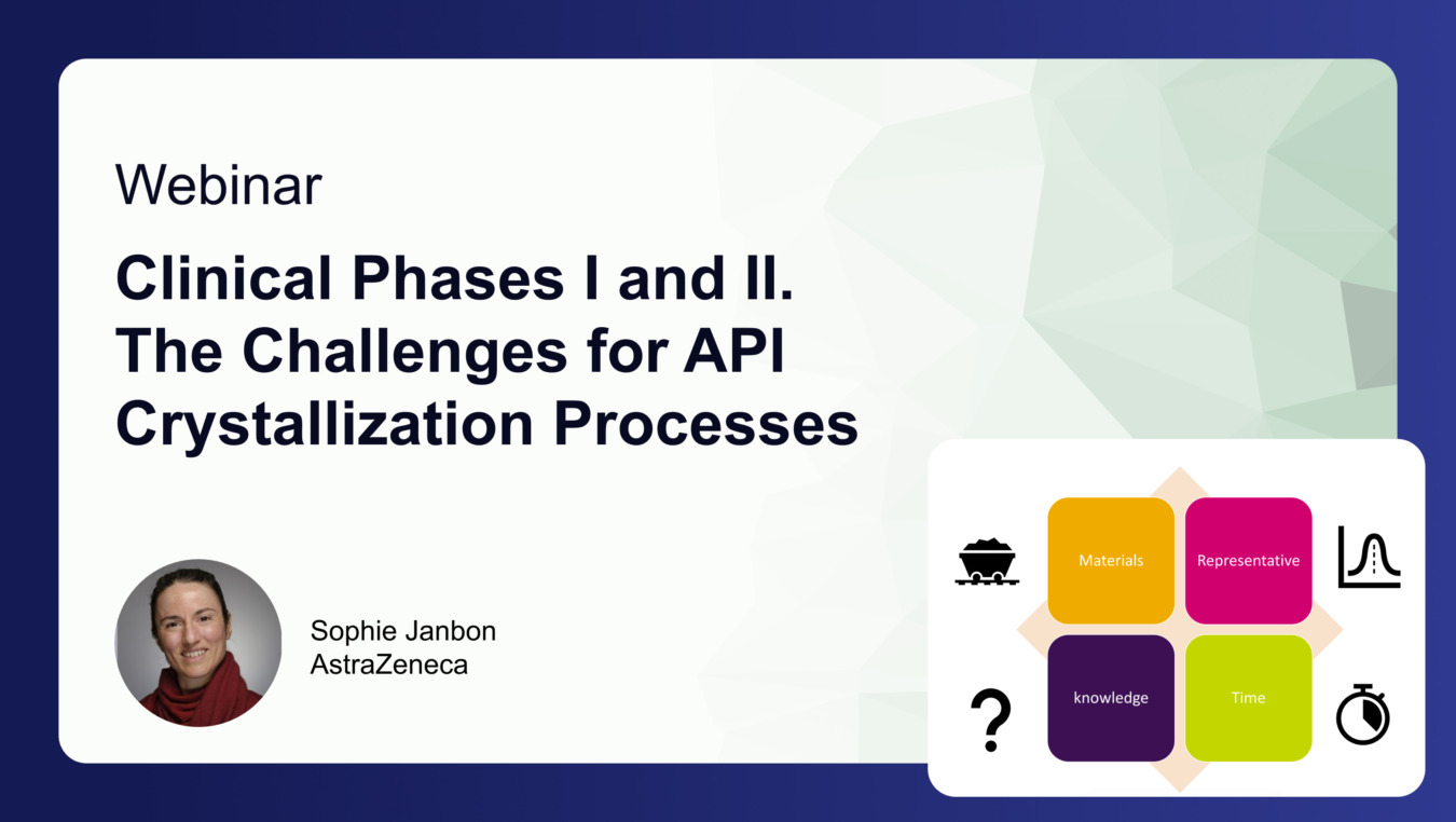 The challenges for API crystallization processes | Webinar
