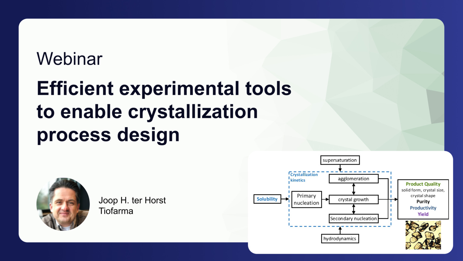 Webinars - Technobis Crystallization Systems